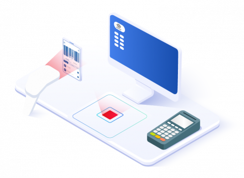 Mobile payment including added value with Bluecode