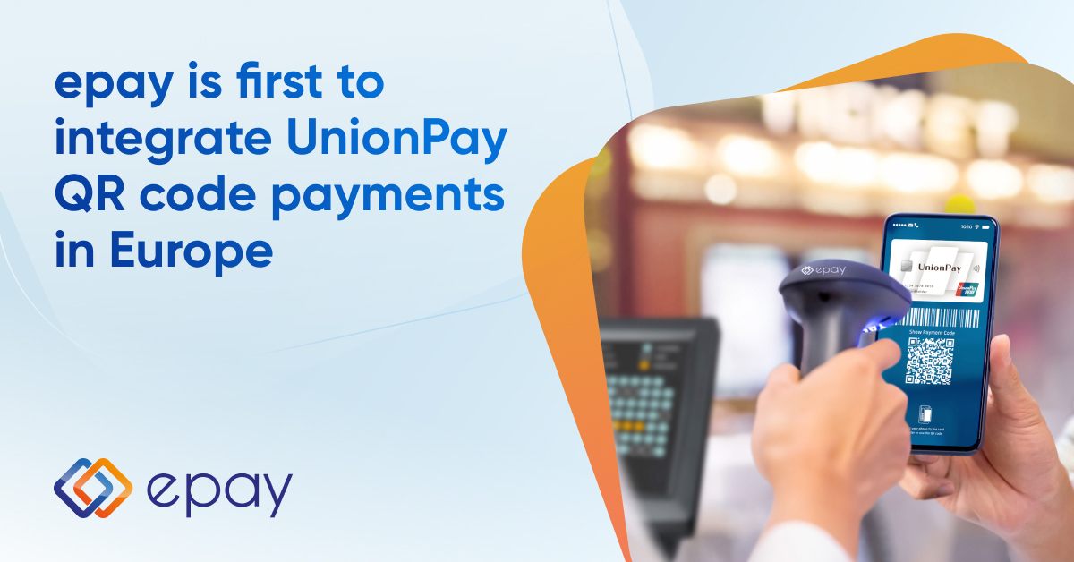 epay is first to integrate UnionPay QR code payments in Europe